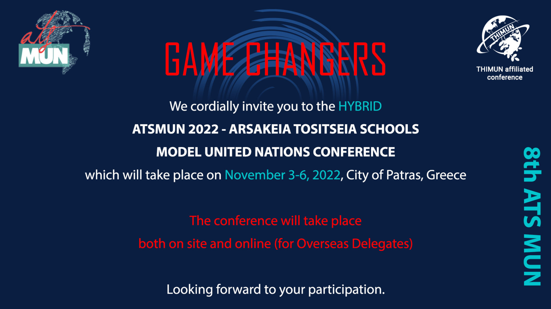 We are ready for the 8th ATS MUN 2022 – μαθητική παρουσία